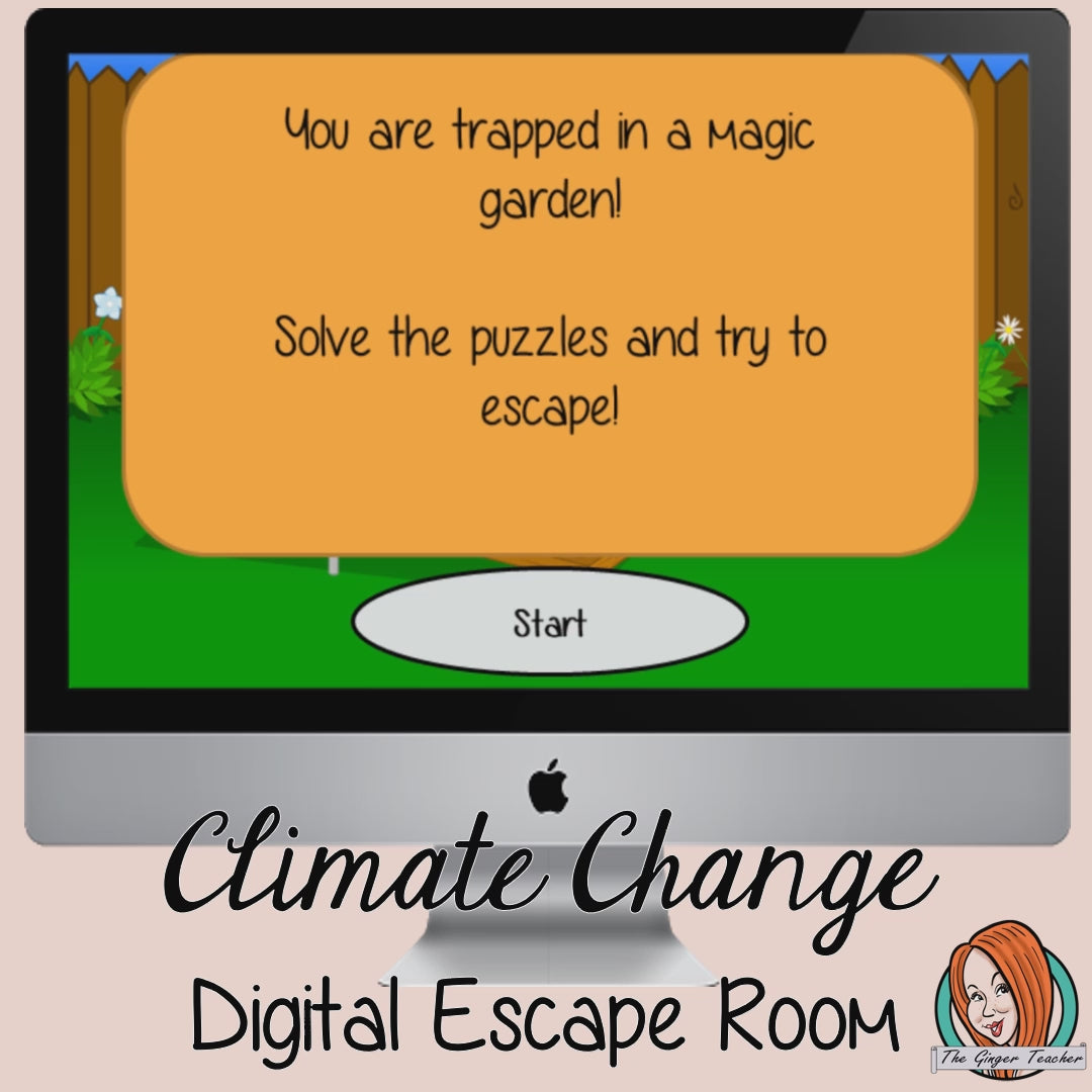 Climate Change Escape Room Boom Cards – The Ginger Teacher