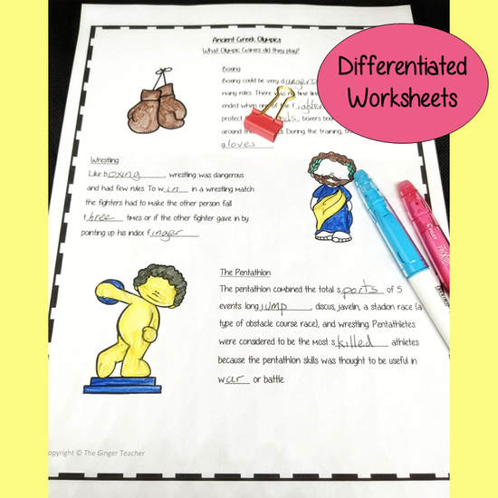 Ancient Greek Olympics – The Ginger Teacher