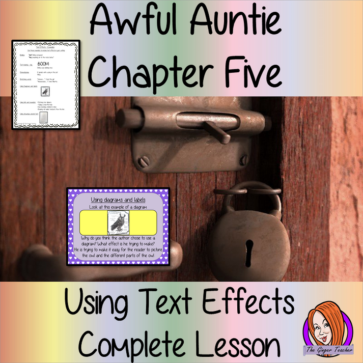 Using Text Effects, Complete English Lesson on Awful Auntie – The ...
