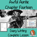 Diary Writing Complete Lesson – Awful Auntie – The Ginger Teacher