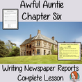 Complete English Lesson on Newspaper Reports – Awful Auntie – The ...
