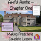 Writing Predictions Complete English Lesson on Awful Auntie – The ...