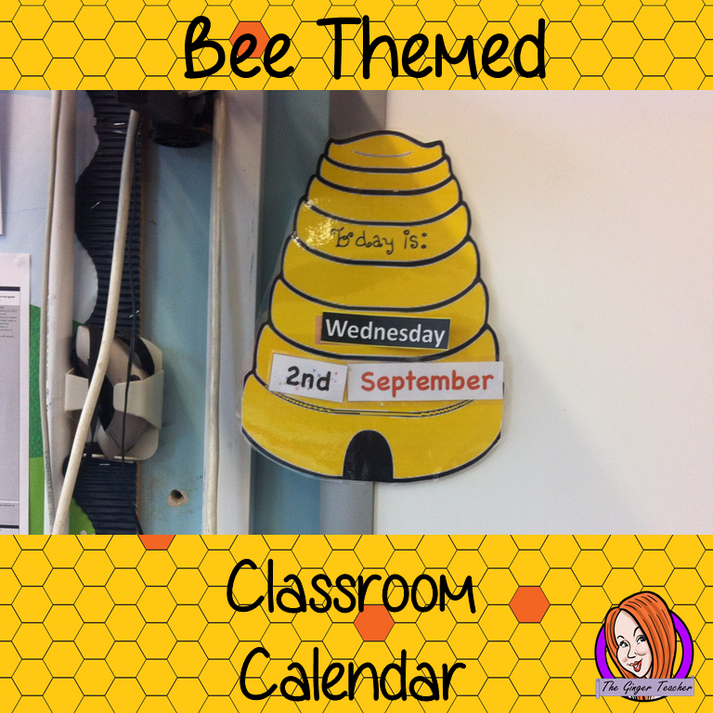 Back to School 'Bee' Themed Classroom Calendar – The Ginger Teacher
