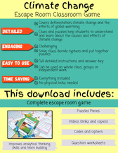 Climate Change Escape Room Game – The Ginger Teacher