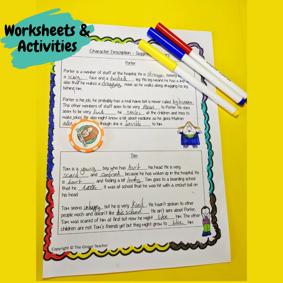 The Midnight Gang Writing Character Descriptions – The Ginger Teacher