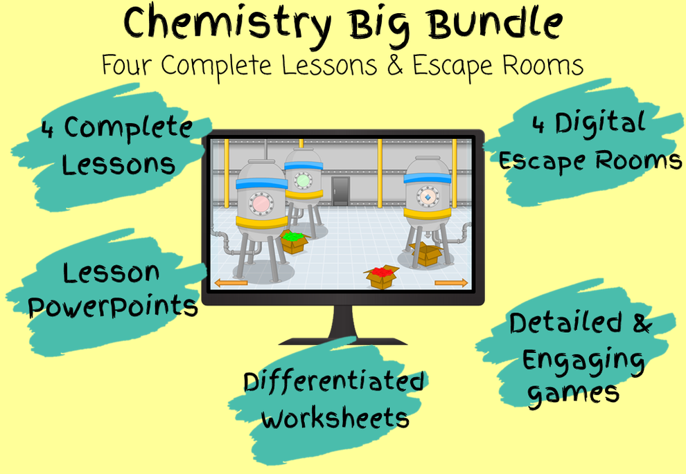 Chemistry Lessons and Escape Rooms Bundle – The Ginger Teacher