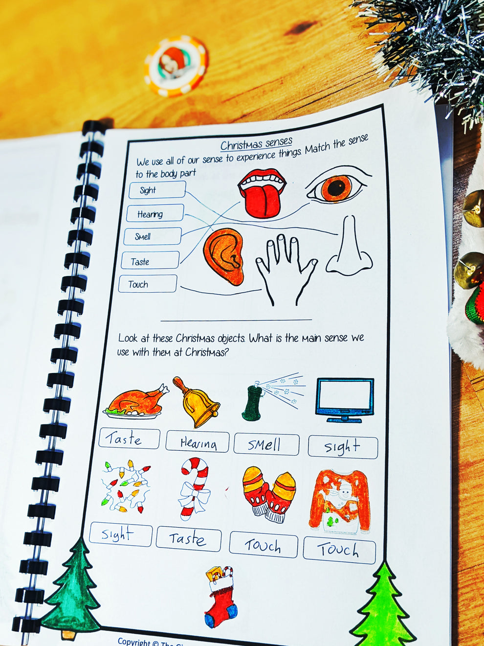 Christmas Science Workbook – The Ginger Teacher