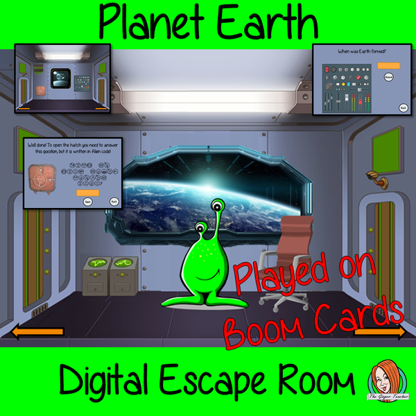 Planet Earth Science Escape Room Boom Cards – The Ginger Teacher