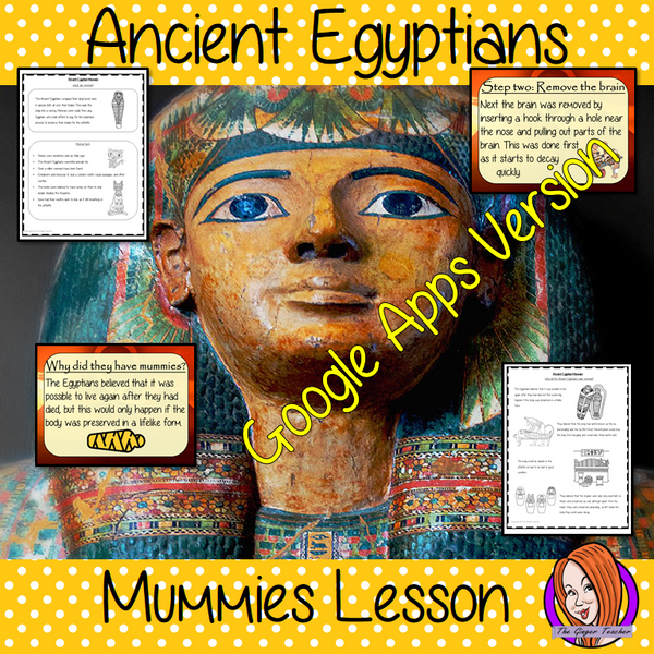 Distance Learning Ancient Egyptian Mummies Google Slides Lesson – The ...