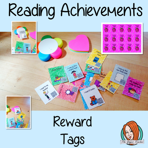 Reading Achievements Reward Tags (Brag Tags) – The Ginger Teacher