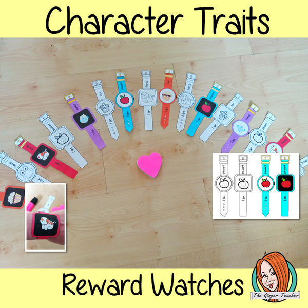 Character Traits Reward Watches – The Ginger Teacher