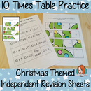 Christmas Themed Independent Multiplication Revision Sheets 10x – The ...