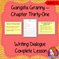 Complete Lesson Writing Dialogue – Gangsta Granny – The Ginger Teacher