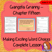 Making Exciting Word Choices; Complete Lesson – Gangsta Granny – The ...