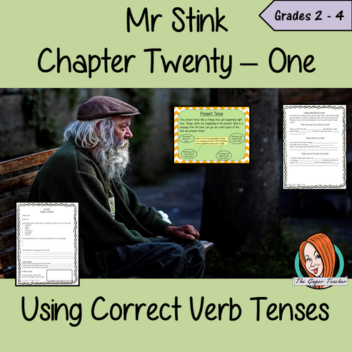 Using Verb Tenses; Complete Lesson – Mr Stink – The Ginger Teacher