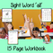 Sight Word 'All' 15 Page Workbook – The Ginger Teacher