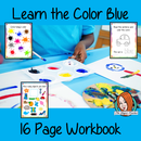 Color ‘Blue’ 16 Page Workbook – The Ginger Teacher