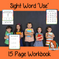 Sight Word ‘Use’ 15 Page Workbook – The Ginger Teacher