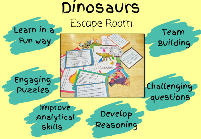 Dinosaurs Escape Room Game – The Ginger Teacher