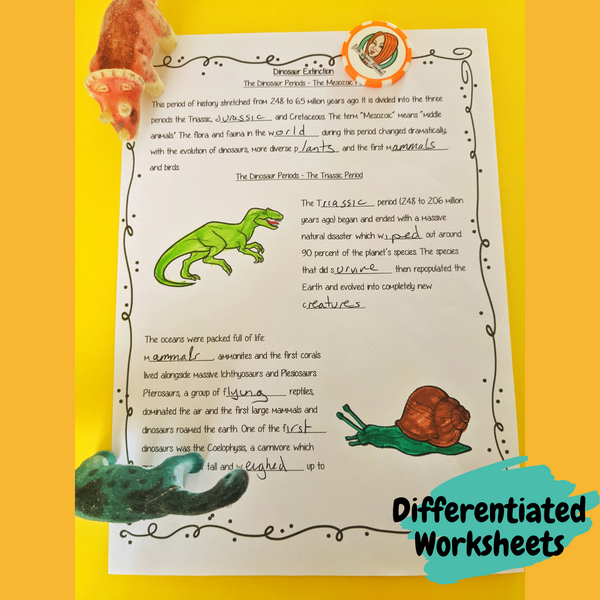 Dinosaur Extinction Lesson and Escape Room Bundle – The Ginger Teacher