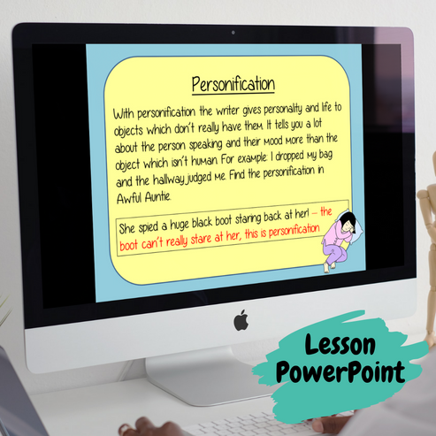 Using Figurative Language Lesson Awful Auntie – The Ginger Teacher