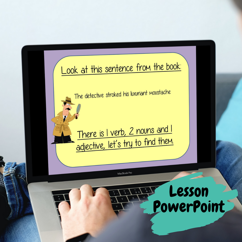 Nouns, Verbs and Adjectives Complete Lesson Awful Auntie – The Ginger ...