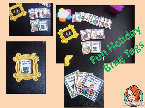 Special Holidays Reward Tags (Brag Tags) – The Ginger Teacher