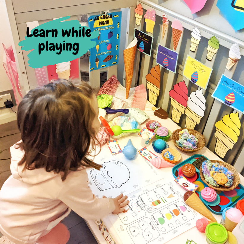 Ice Cream Shop Pretend Play – The Ginger Teacher