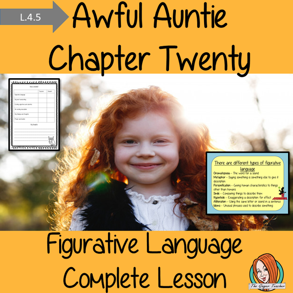 Using Figurative Language Lesson Awful Auntie – The Ginger Teacher