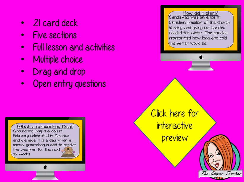 Groundhog Day - Boom Cards Digital Lesson – The Ginger Teacher
