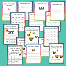 Sight Word ‘See’ 15 Page Workbook – The Ginger Teacher