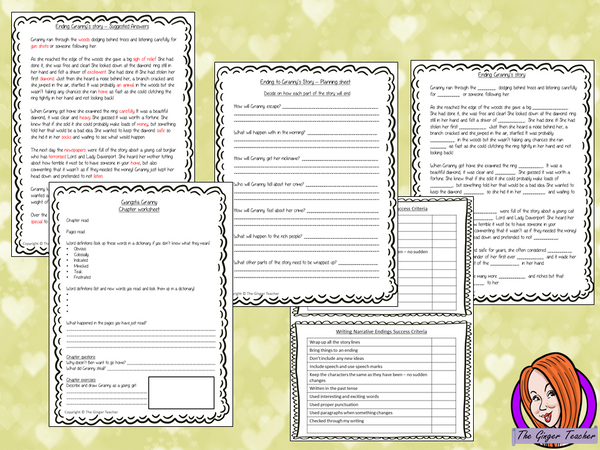 Gangsta Granny – Writing a Narrative Ending - Complete Lesson – The ...