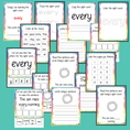Sight Word ‘Every’ 15 Page Workbook – The Ginger Teacher