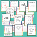 Sight Word 'Walk' 15 Page Workbook – The Ginger Teacher