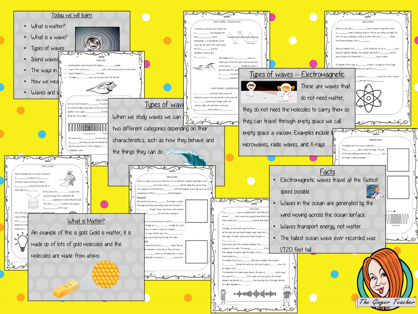 Waves and Sound Science Lesson – The Ginger Teacher