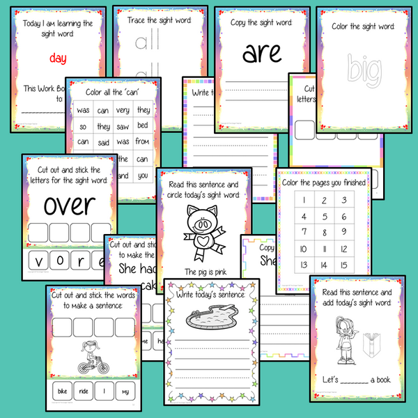 Sight Word Bundle 2 – The Ginger Teacher