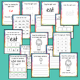 Sight Word ‘Eat’ 15 Page Workbook – The Ginger Teacher
