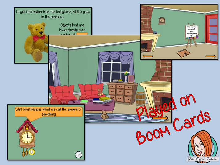 Density Science Escape Room Boom Cards – The Ginger Teacher