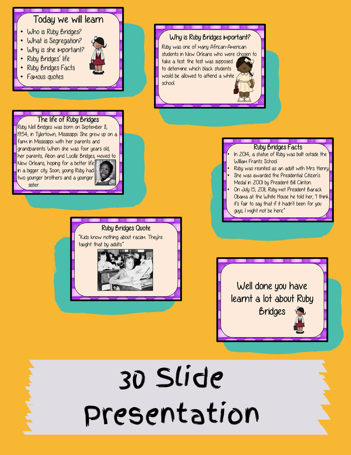 Ruby Bridges Lesson – The Ginger Teacher