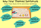 New Year Simple Sentence Building – The Ginger Teacher