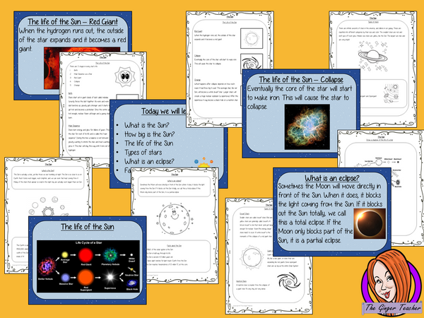 The Sun Lesson – The Ginger Teacher