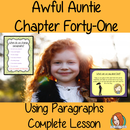 Awful Auntie Using Paragraphs Lesson – The Ginger Teacher