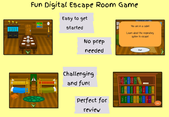 The Respiratory System Lesson and Escape Room Bundle – The Ginger Teacher
