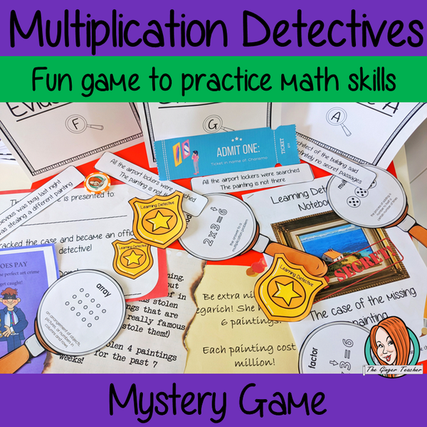 Multiplication Practice Game – The Ginger Teacher