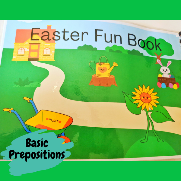 Teaching Prepositions Easter Themed Interactive Book – The Ginger Teacher