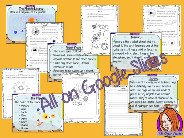 The Planets of the Solar System DIGITAL Lesson in Google Slides™ – The ...
