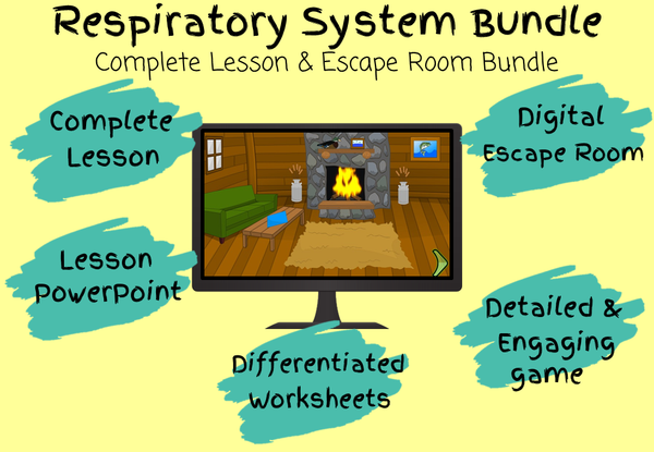 The Respiratory System Lesson and Escape Room Bundle – The Ginger Teacher