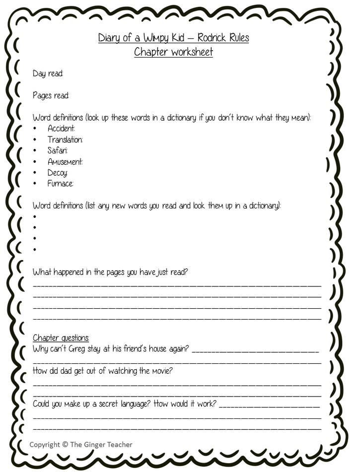 Persuasive Texts, Complete Lesson – Diary of a Wimpy Kid Rodrick Rules ...