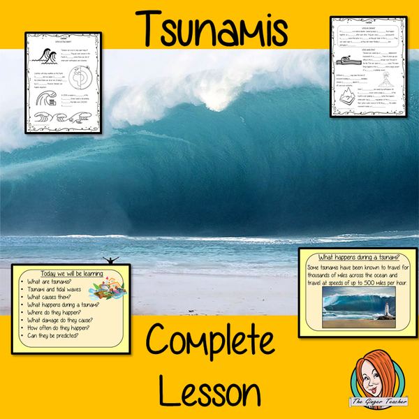 Tsunamis Complete Lesson – The Ginger Teacher